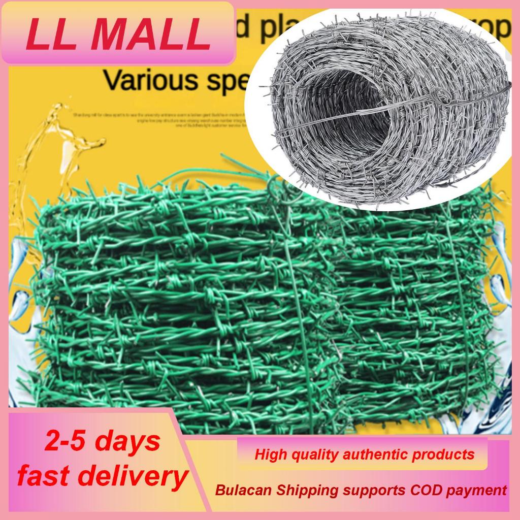 200M Meters Barbed wire fence anti-climb steel sharp razor protect ...