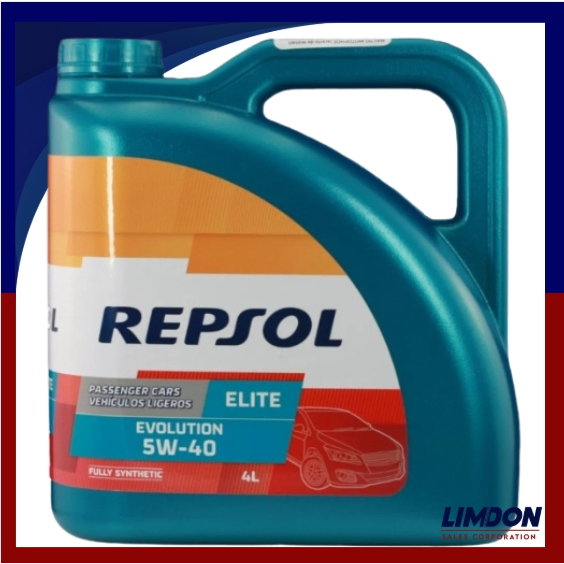 REPSOL ELITE EVOLUTION FULLY SYNTHETIC 5W40 5L | Shopee Philippines