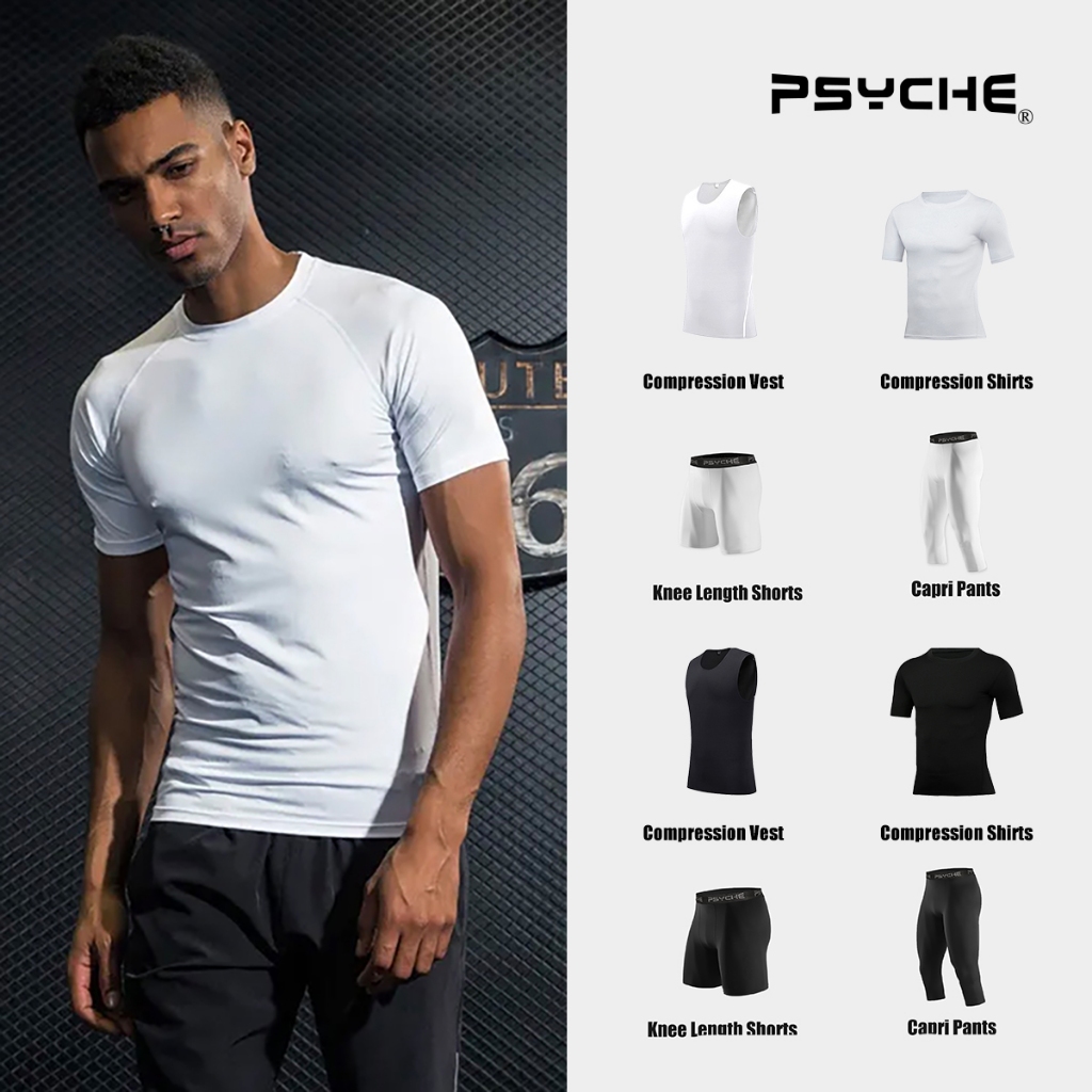 Compression Shirt Basketball Men Sports Basketball Elastic Quick Dry ...