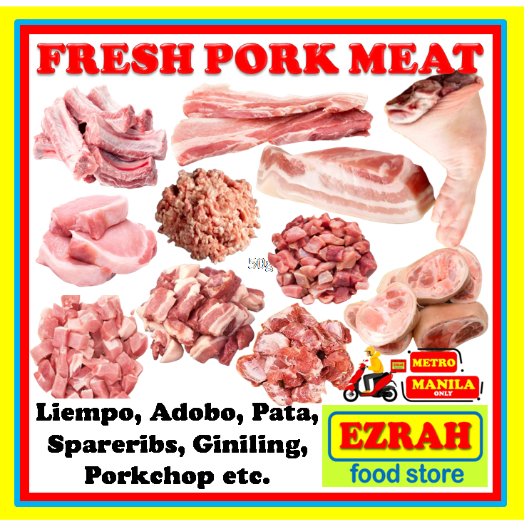 Fresh Frozen Pork Meat Liempo Porkchop Kasim Adobo Cut Spare Ribs ...