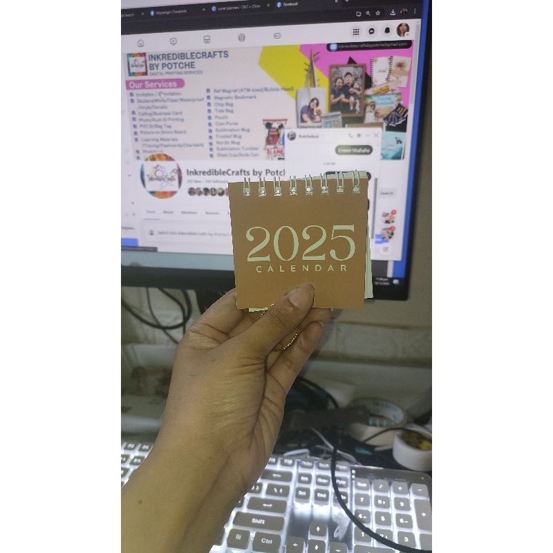 Mini Calendar|Personalized | Shopee Philippines