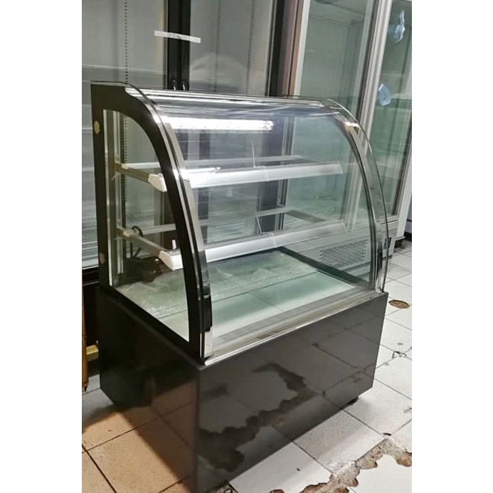 BRAND NEW ORIGINAL 3FT 3 LAYERS CURVED TYPE CAKE CHILLER (FLOOR ...