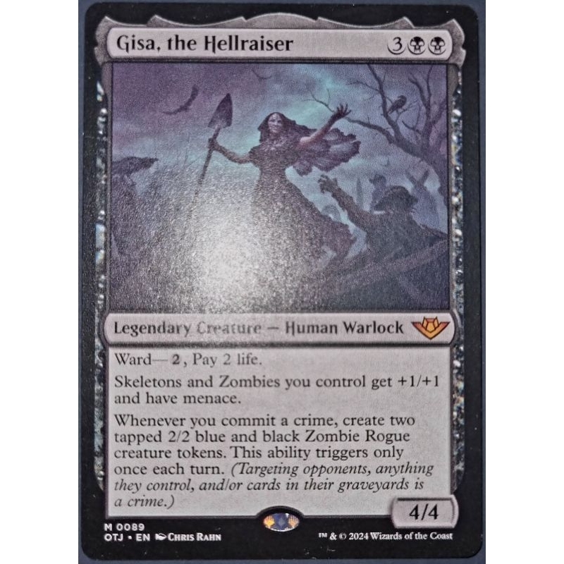 MTG Gisa, the Hellraiser OTJ (Nonfoil) | Shopee Philippines