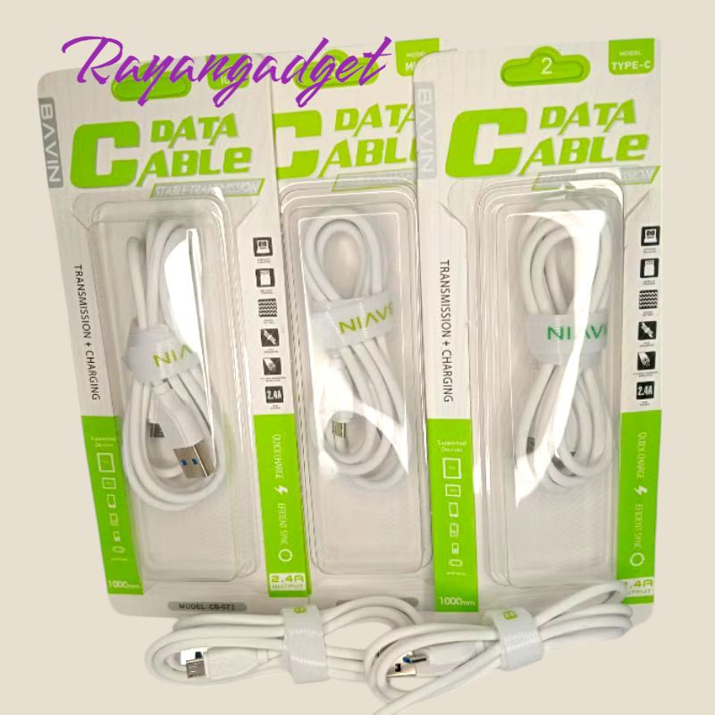 BAVIN cable fast charging data micro cable for IP/type c USB cables ...