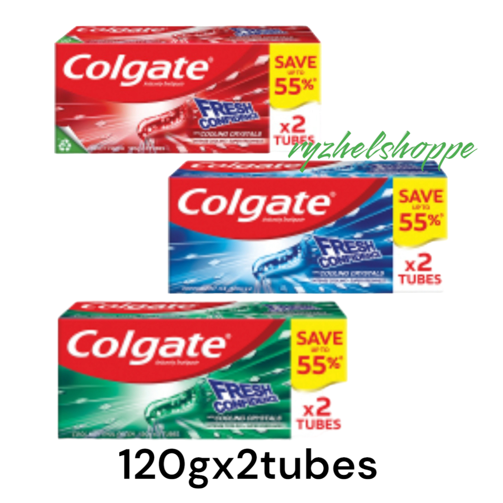 LSV GROCERS COLGATE TOOTHPASTE FRESH CONFIDENCE 120G/2 | Shopee Philippines