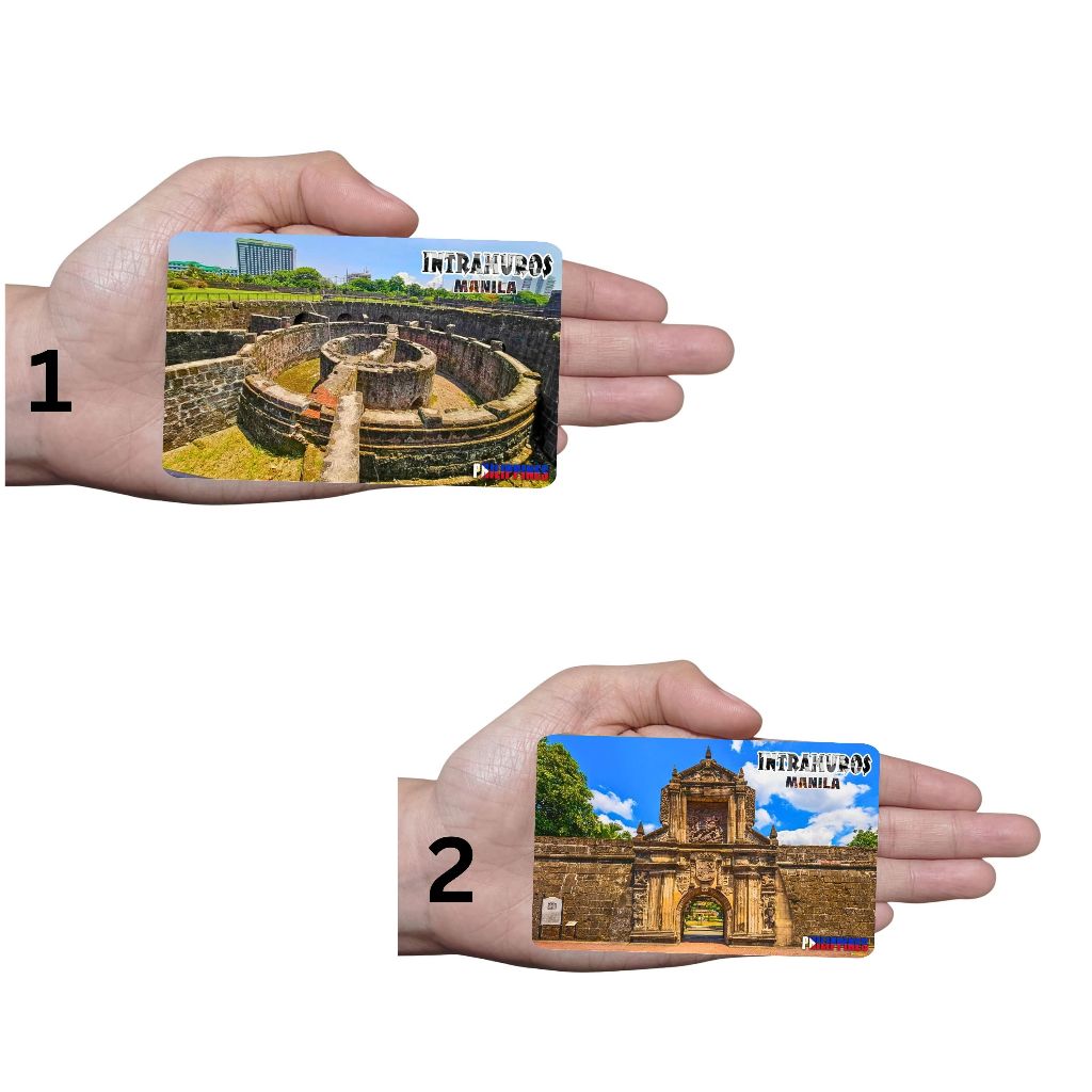 INTRAMUROS MANILA NEW LOCAL RUBBER REF MAGNET SOUVENIR | Shopee Philippines