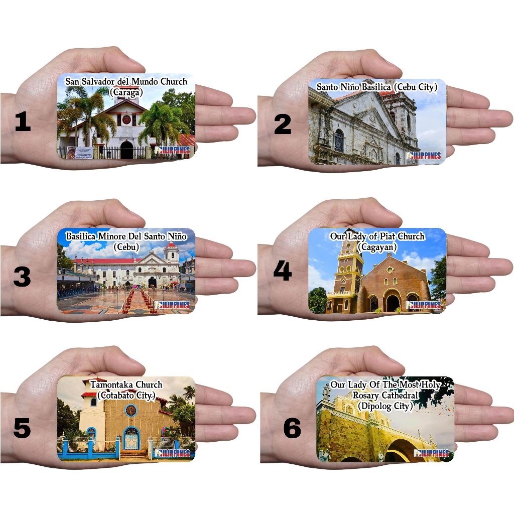 (CARAGA,CEBU,CAGAYAN,COTABATO, DIPOLOG) RUBBER REF MAGNET CHAPEL NEW ...