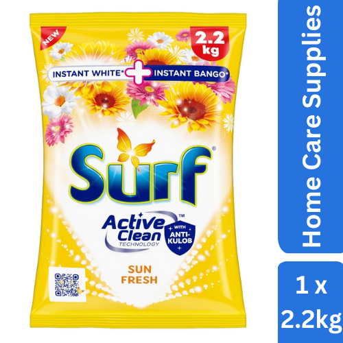 Surf Powder Detergent Sun Fresh 2.2kg Pouch | Shopee Philippines