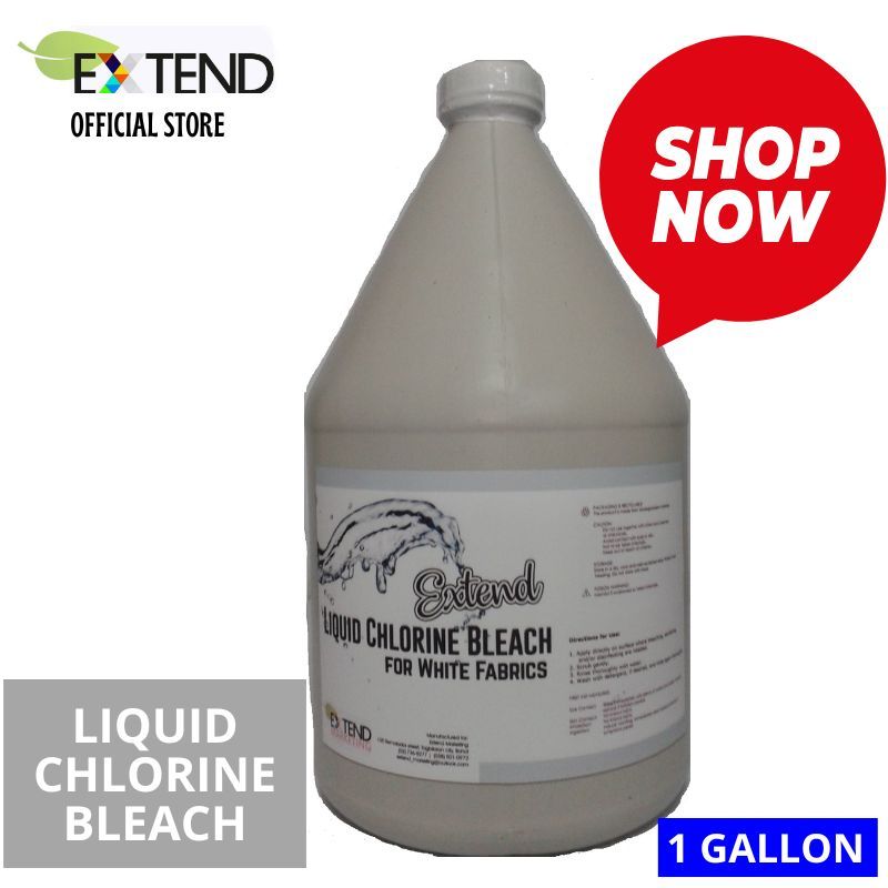 Extend Liquid Chlorine Bleach 1 Gallon | Shopee Philippines