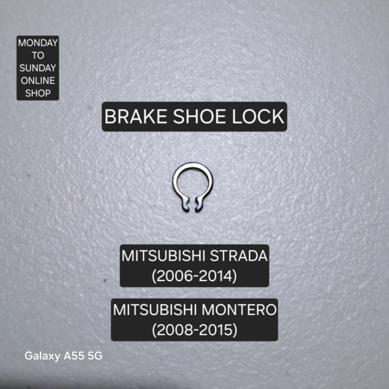 1 Piece Brake Shoe Lock for Mitsubishi Strada/Mitsubishi Montero ...