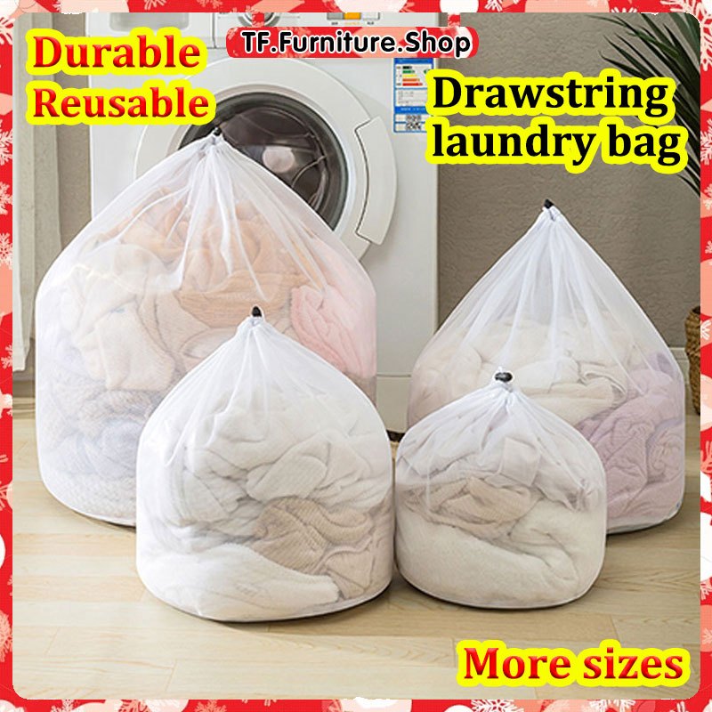 Drawstring Wash Laundry Bag Large Clothing Protection Classification ...