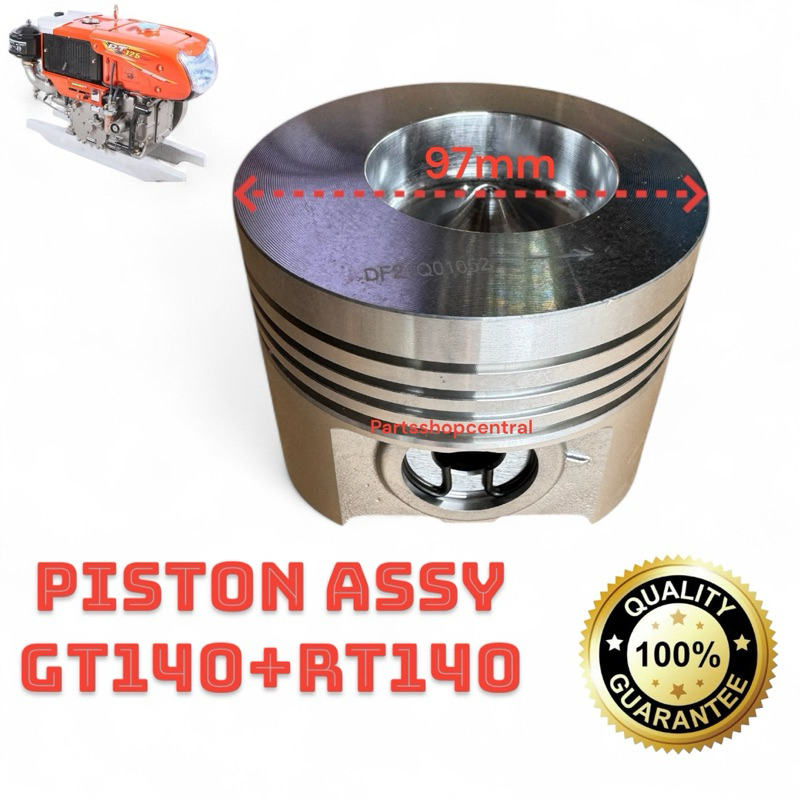 PISTON ASSY KUBOTA RT140 FOR WATERCOOLED DIESEL ENGINE | Shopee Philippines
