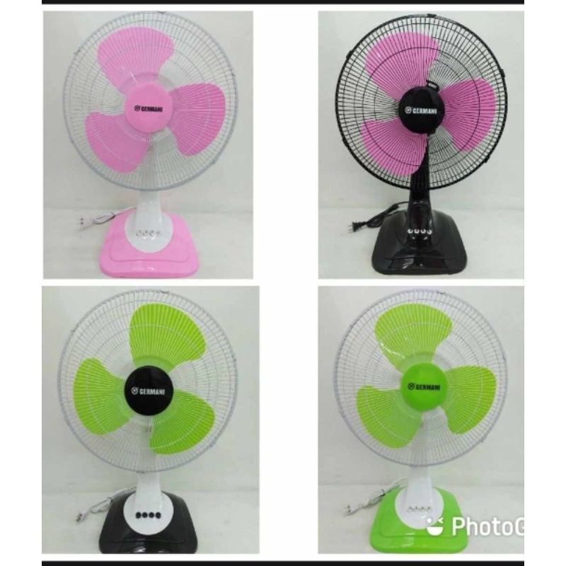 GERMANI DESK FAN 16" PINK,GREEN, | Shopee Philippines