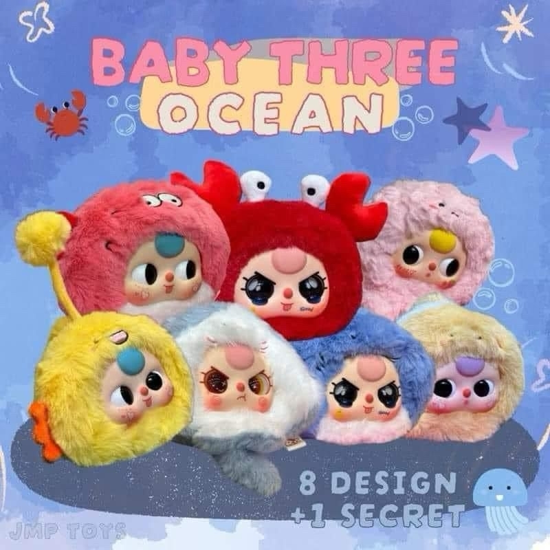 Baby Three Romantic Ocean Plush Series Confirmed Box | Shopee Philippines