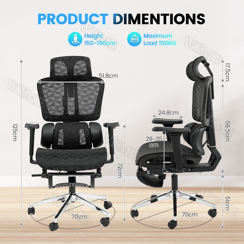 Office Chair Ergonomics Mesh chair Computer Chair Office Chair Gaming ...