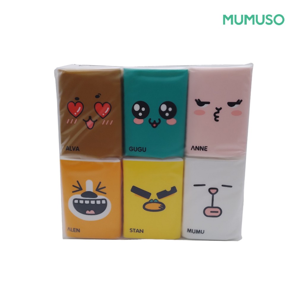 MUMUSO Mumu Family Wettable Pocket Tissues (18 Packs) | Shopee Philippines