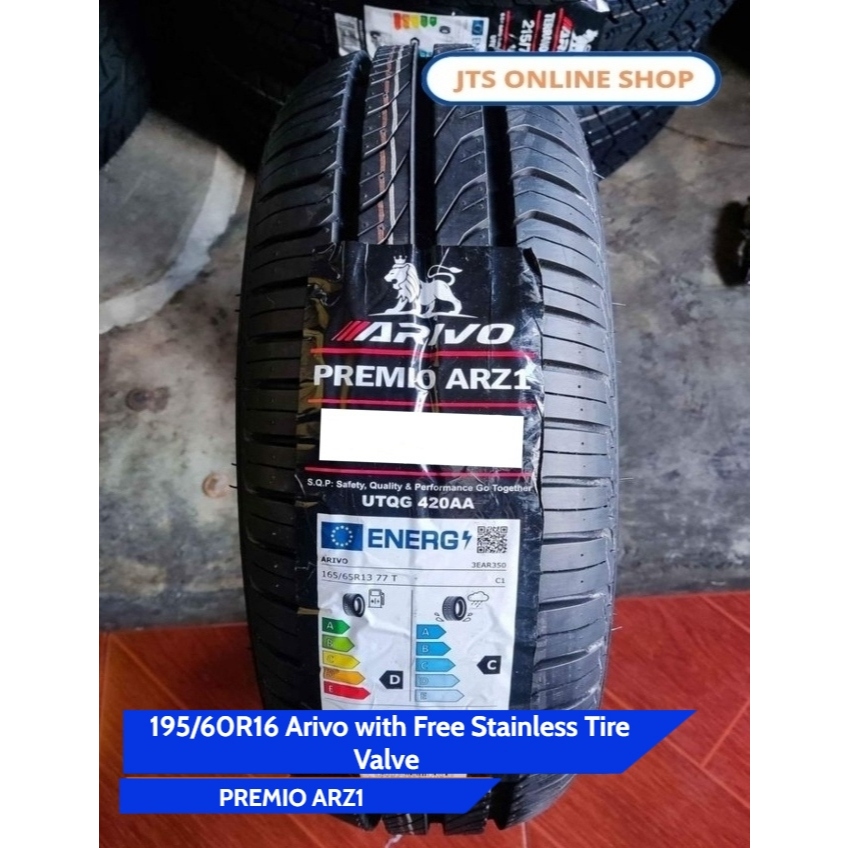195/60R16 Arivo Premio ARZ1 with Free Stainless Tire Valve (PRE-ORDER) | Shopee Philippines