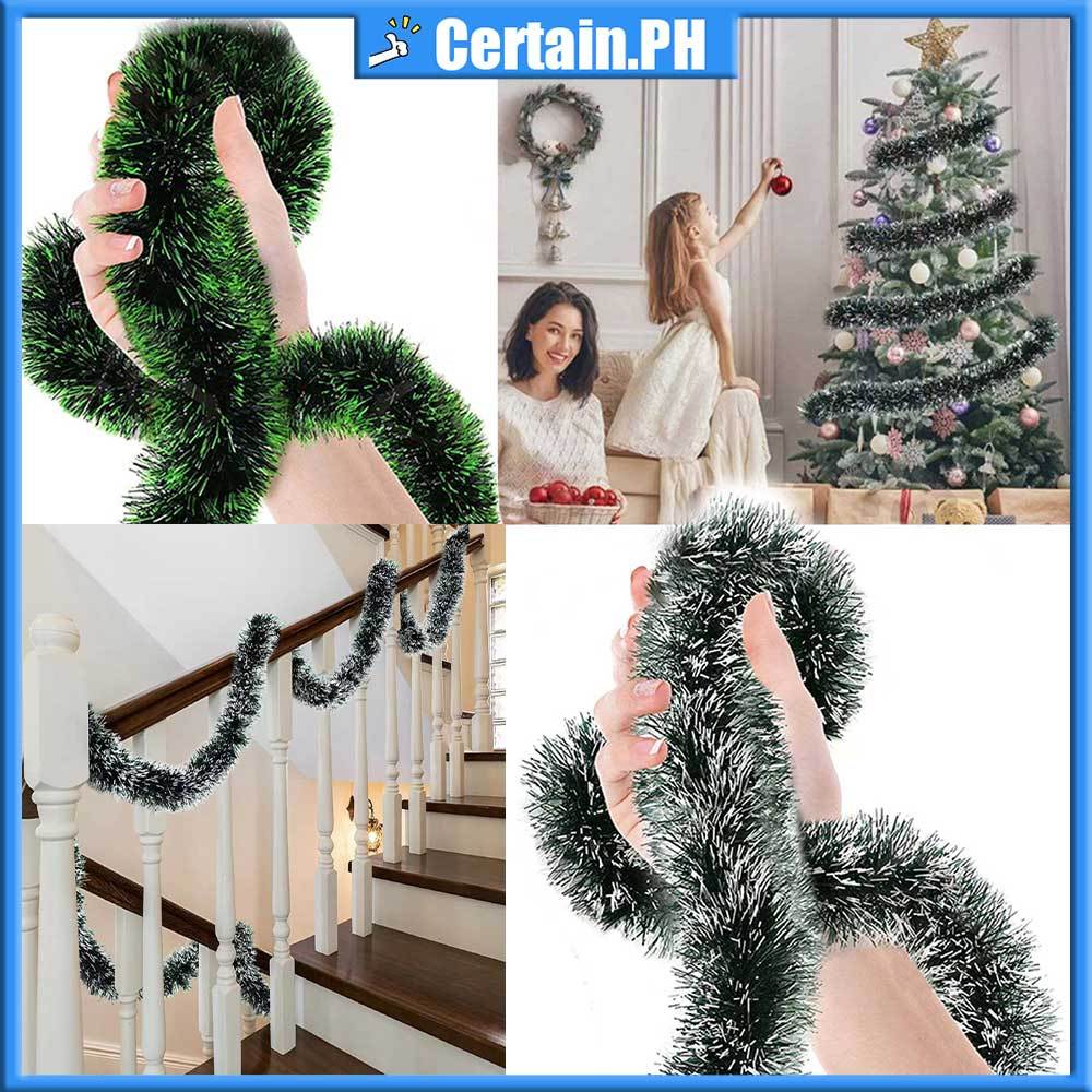 green/snow design christmas garland/decor/ribbon/prop,christmas tree ...