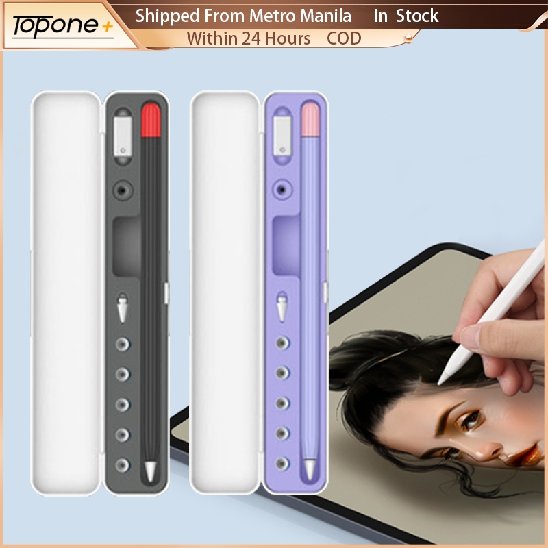 Apple Pencil Storage Box For 2nd Generation 1st Gen Stylus Pen Holder ...
