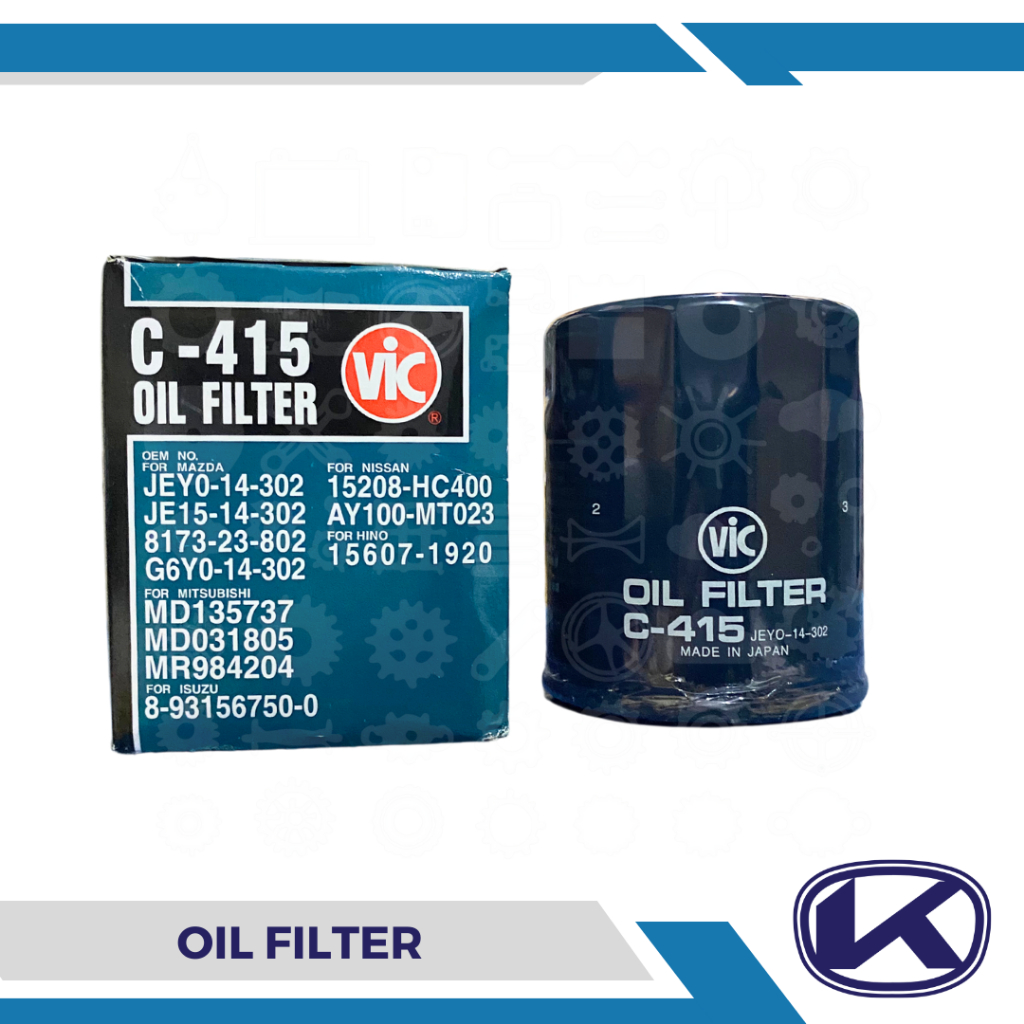 Oil Filter C-415 for MirageG4/ Lancer/ XPANDER/ Getz/ Outlander (C415 ...
