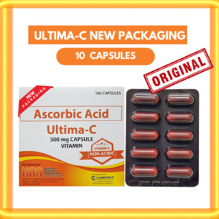 UNO Ultima C Original 10 Capsules Non Acidic Vitamins Multivitamins for ...