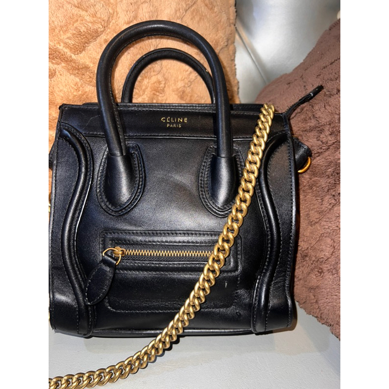 C*Line Nano luggage bag in drummed black calfskin leather | Shopee Philippines