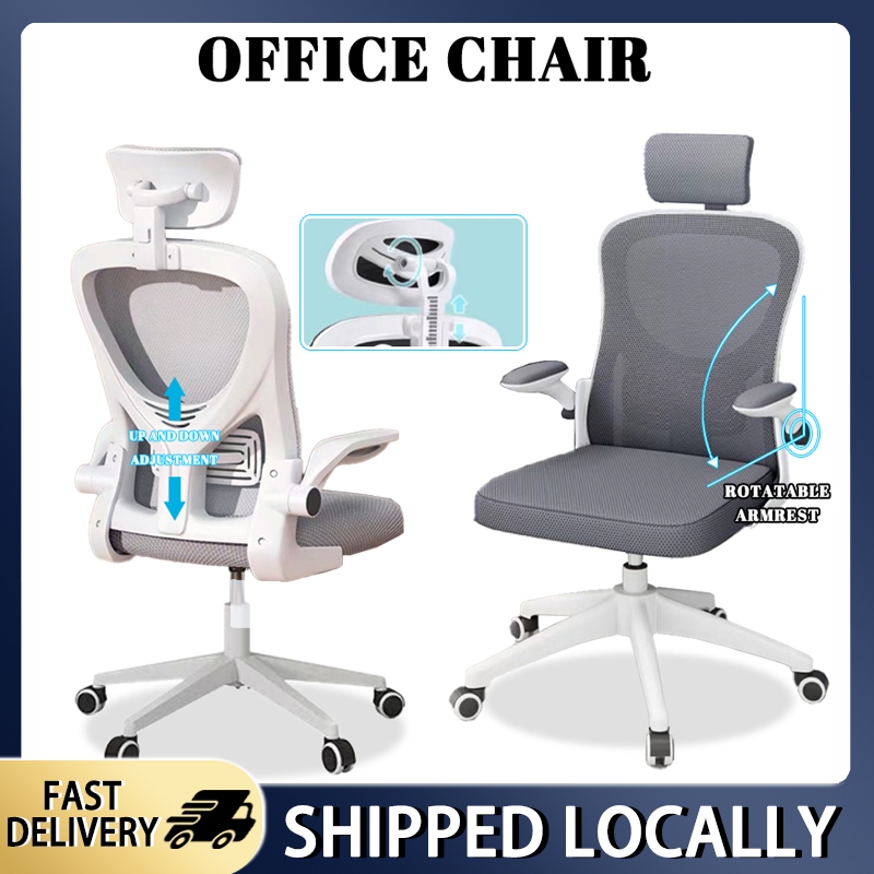 Ergonomics Office Chair Mesh Computer Chair Rotatable 3D Adjustable ...