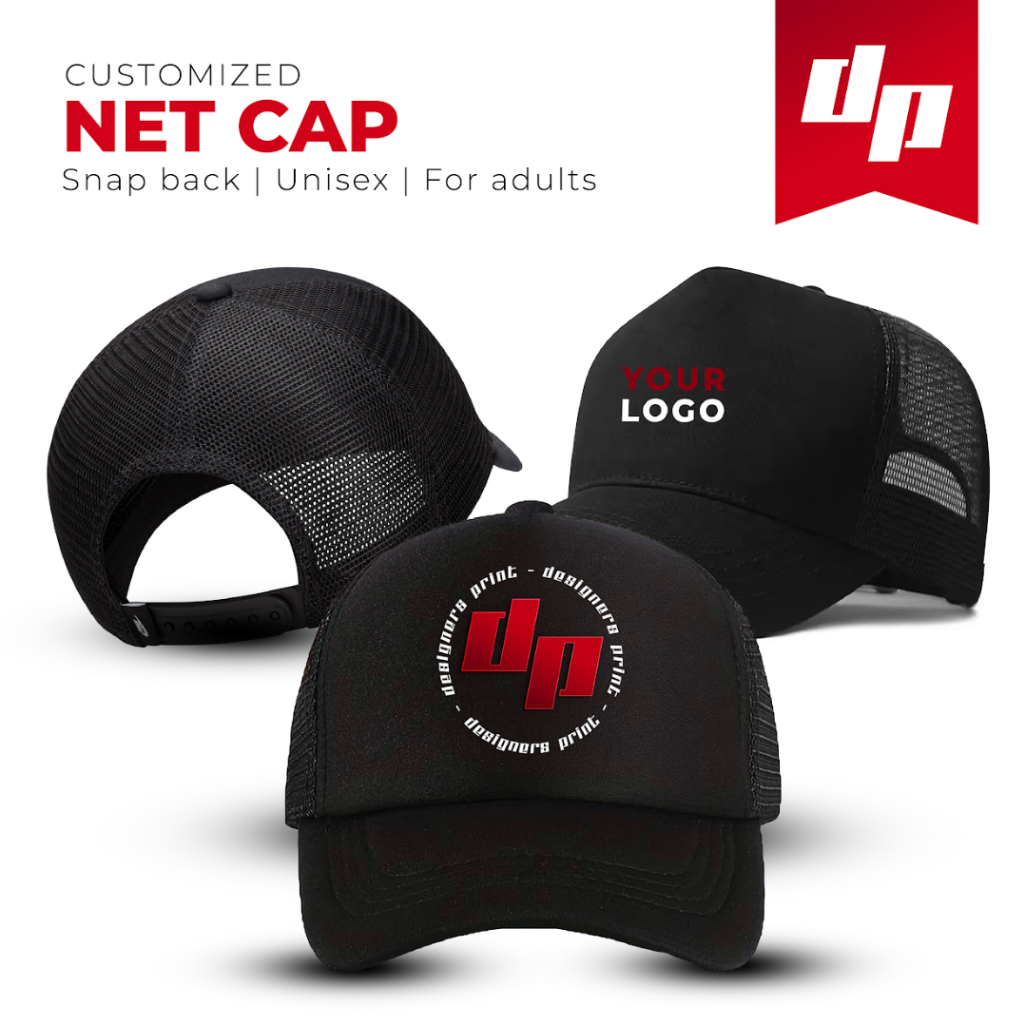 Customized Net Cap Snap Back Unisex For Adults | Shopee Philippines
