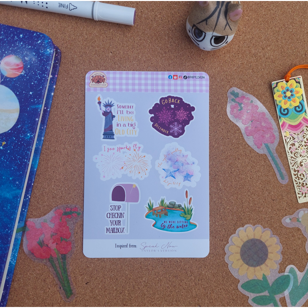 Taylor Swift - Speak Now Sticker Sheet | Shopee Philippines