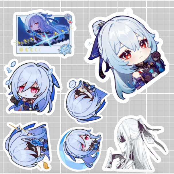 Honkai Star Rail Matte Waterproof Jingliu Sticker | Shopee Philippines