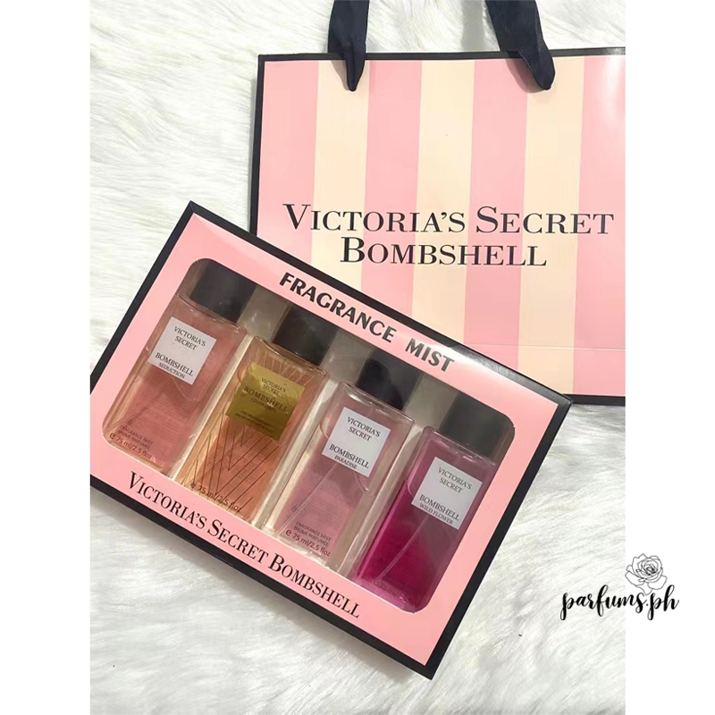 VICTORIA’S SECRET Perfume Fragrance Mist Pabango Set 4in1 75mL*4 With ...