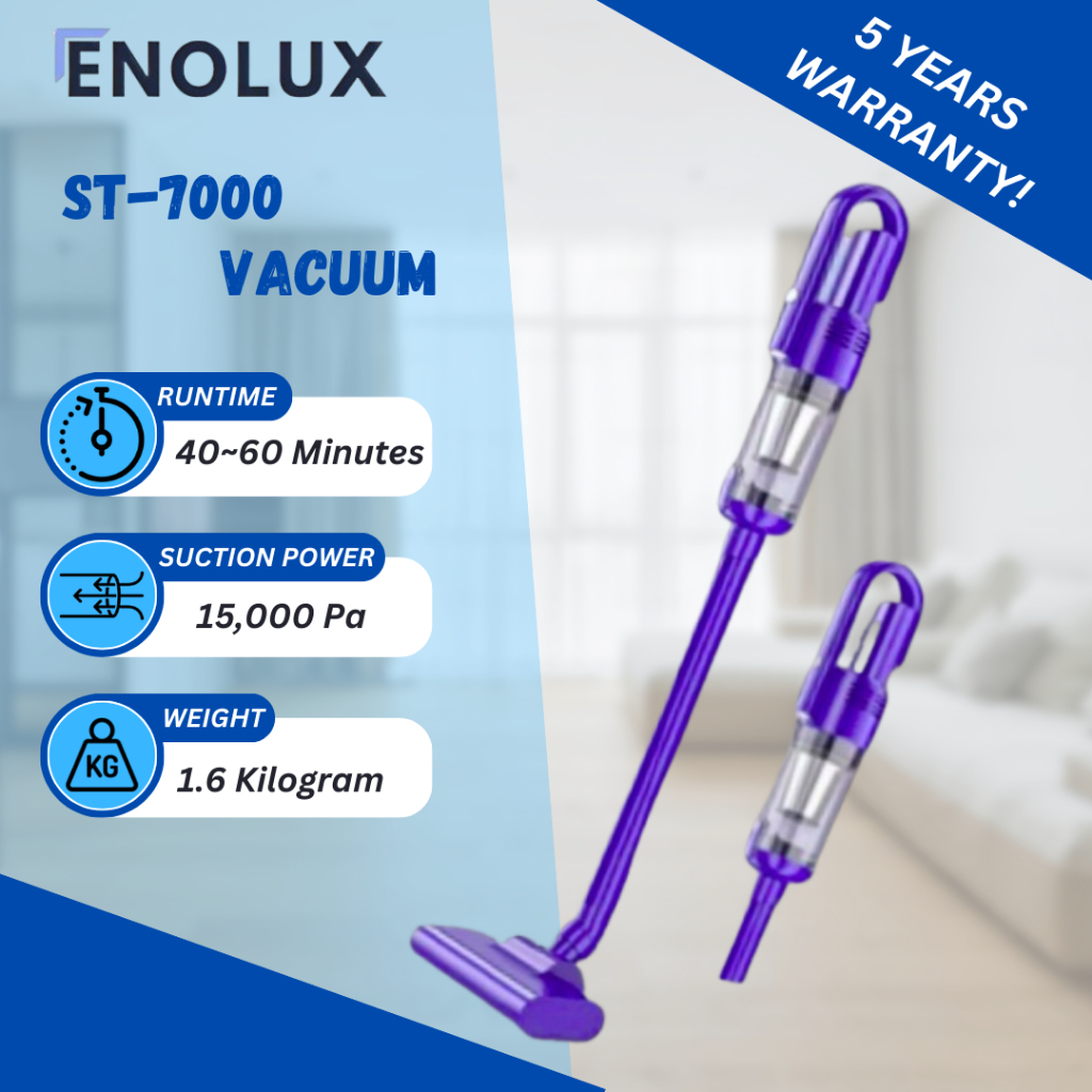 Enolux ST7000 V-Tech Series Cordless Mop Vacuum | Shopee Philippines