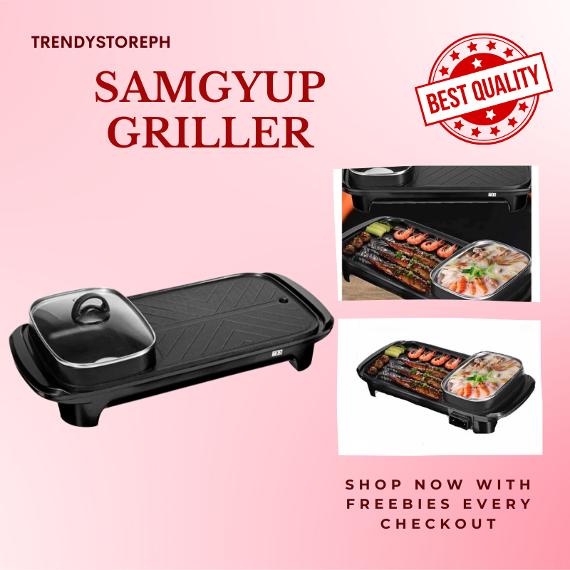 High Quality 2 in 1 Korean Style Electric BBQ GRILL, SAMGYUPSAL GRILL ...