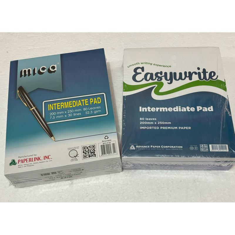 Intermediate pad paper 10pcs per ream | Shopee Philippines