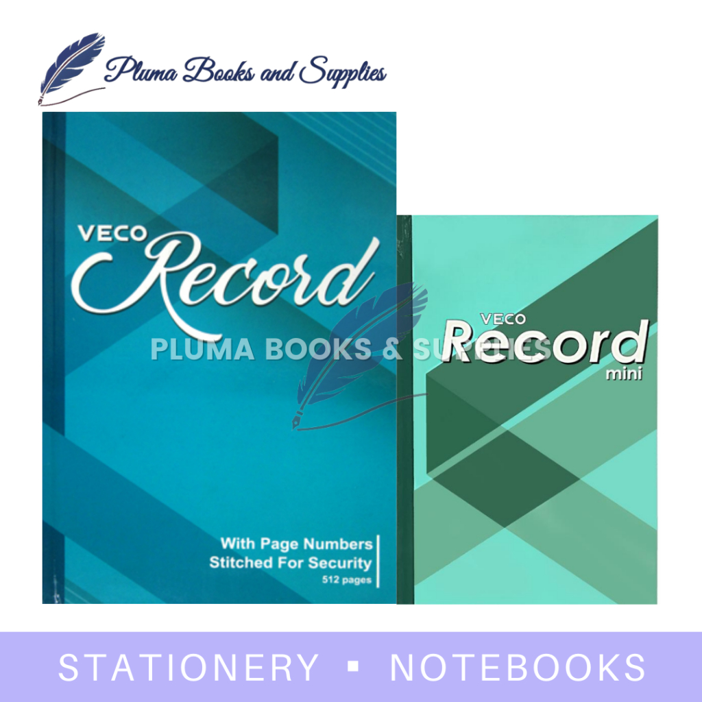 Veco Record Book - Mini, Big 101 Size | Shopee Philippines