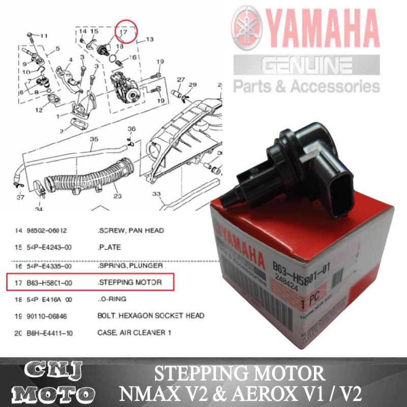 ISC STEPPING MOTOR NMAX V2 AEROX V1-V2 | Shopee Philippines