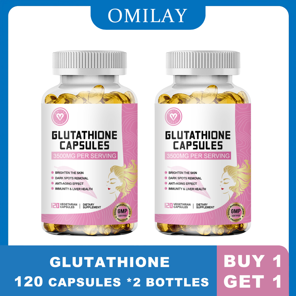 Omilay Glutathione Capsule Whitening 3500 MG Glutathione Supplement ...
