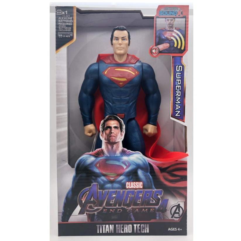 TOYS TITAN HERO SUPERMAN BLUE 10 INCHES | Shopee Philippines