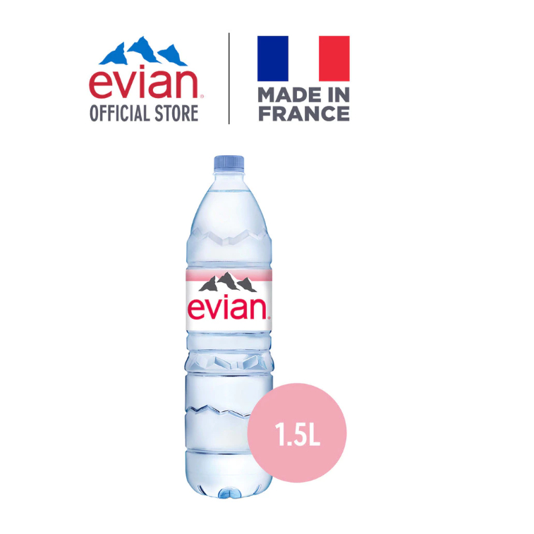 EVIAN Natural Mineral Water 1.5L | Shopee Philippines
