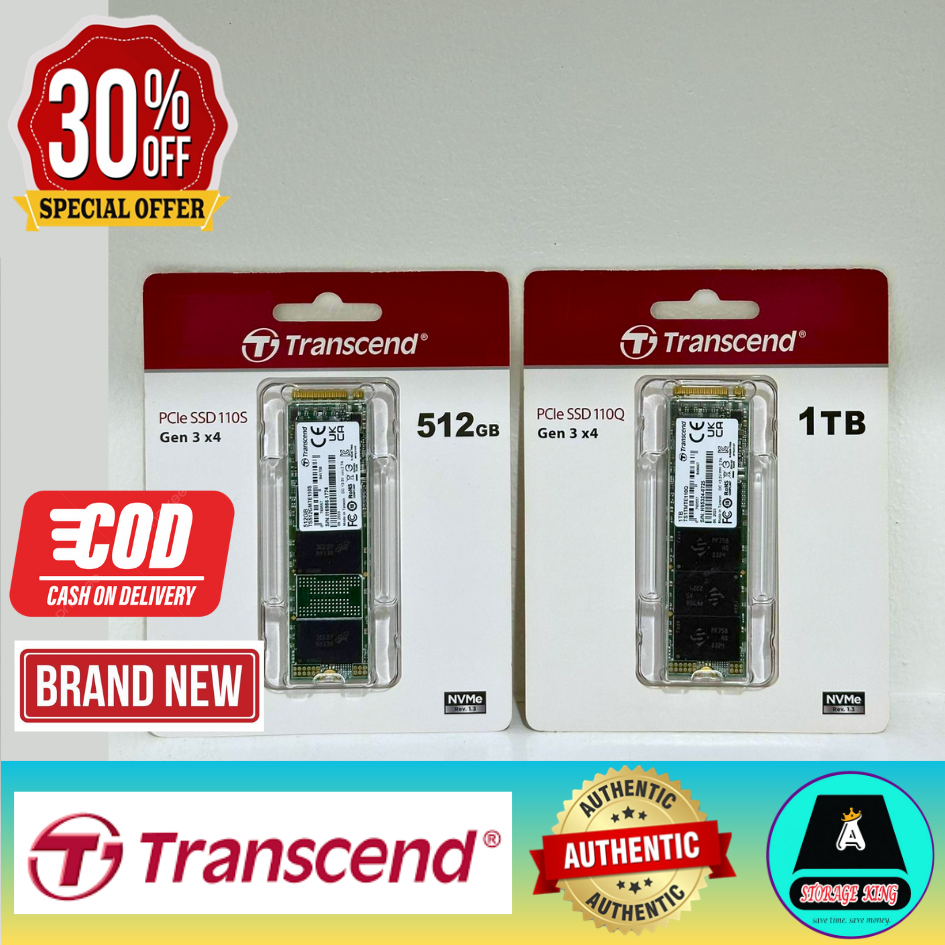 Transcend MTE115S 512GB/1TB M.2 Nvme Internal SSD PCIe Gen3X4 Solid State Drive TS1TMTE115S 115S ...
