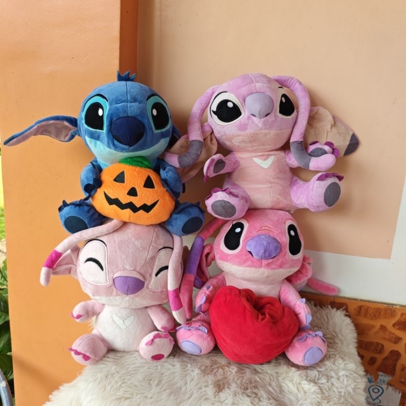 Disney Lilo and Stitch Angel Stitch Stuffed toys preloved | Shopee ...