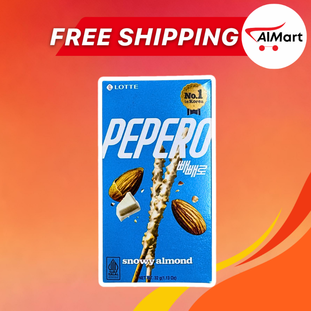 PEPERO SNOWY ALMOND (32 GRAMS) | Shopee Philippines