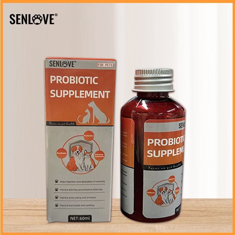 SENLOVE Dog Probiotic Food Supplement 60ML Syrup Liquid Energ Energy ...