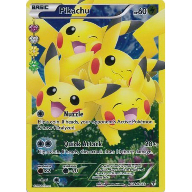 Pikachu - RC29/RC32 - Full Art Ultra Rare Generations - Pokemon TCG ...