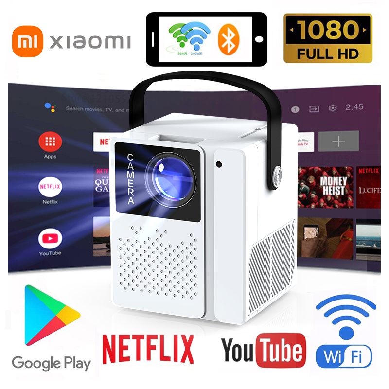 Xiaomi Smart Projector 1080P HD Android Projector T2pro WIFI LED Screen ...