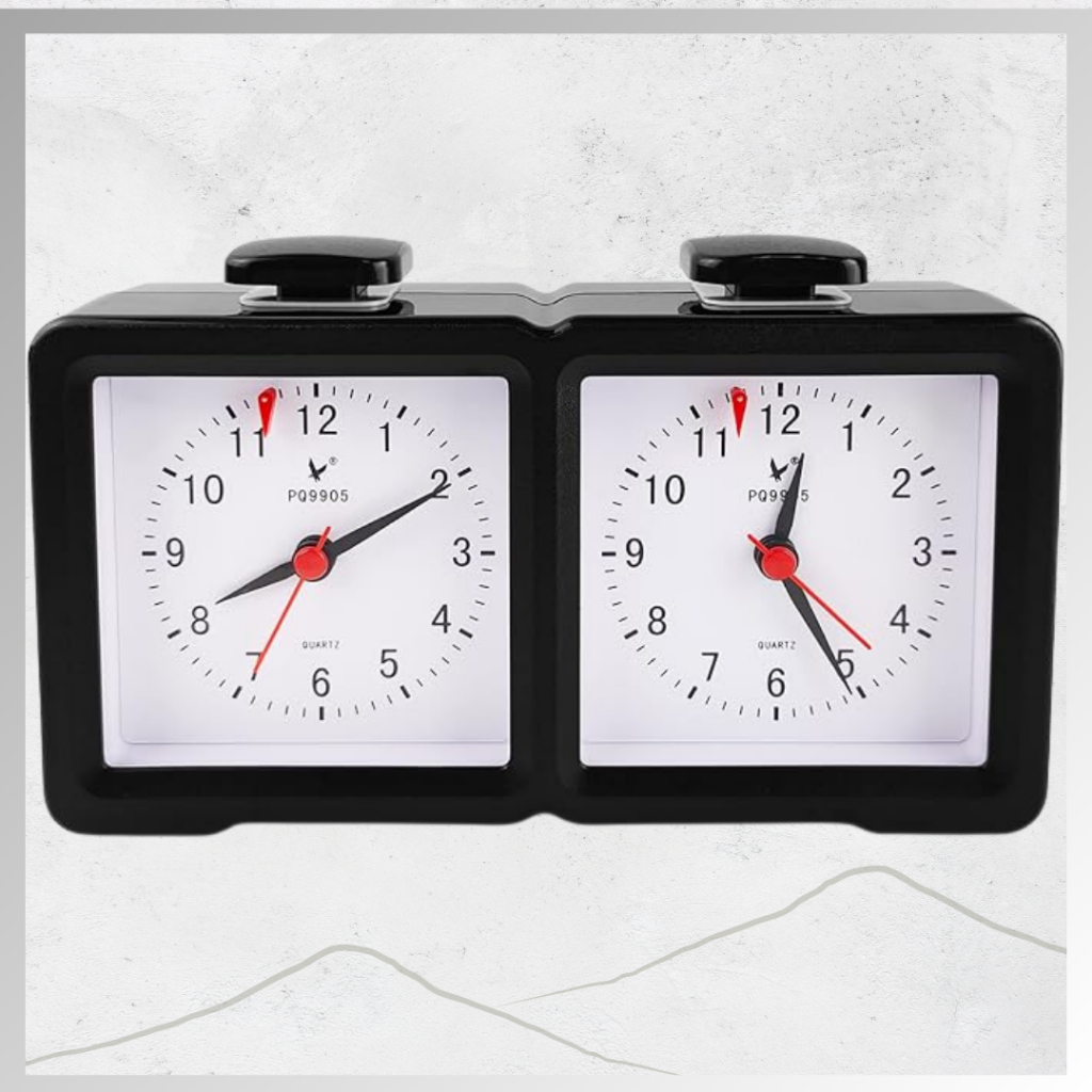 Leap Analog Chess Clock Traditional Chess Timer with Two Large Dials ...