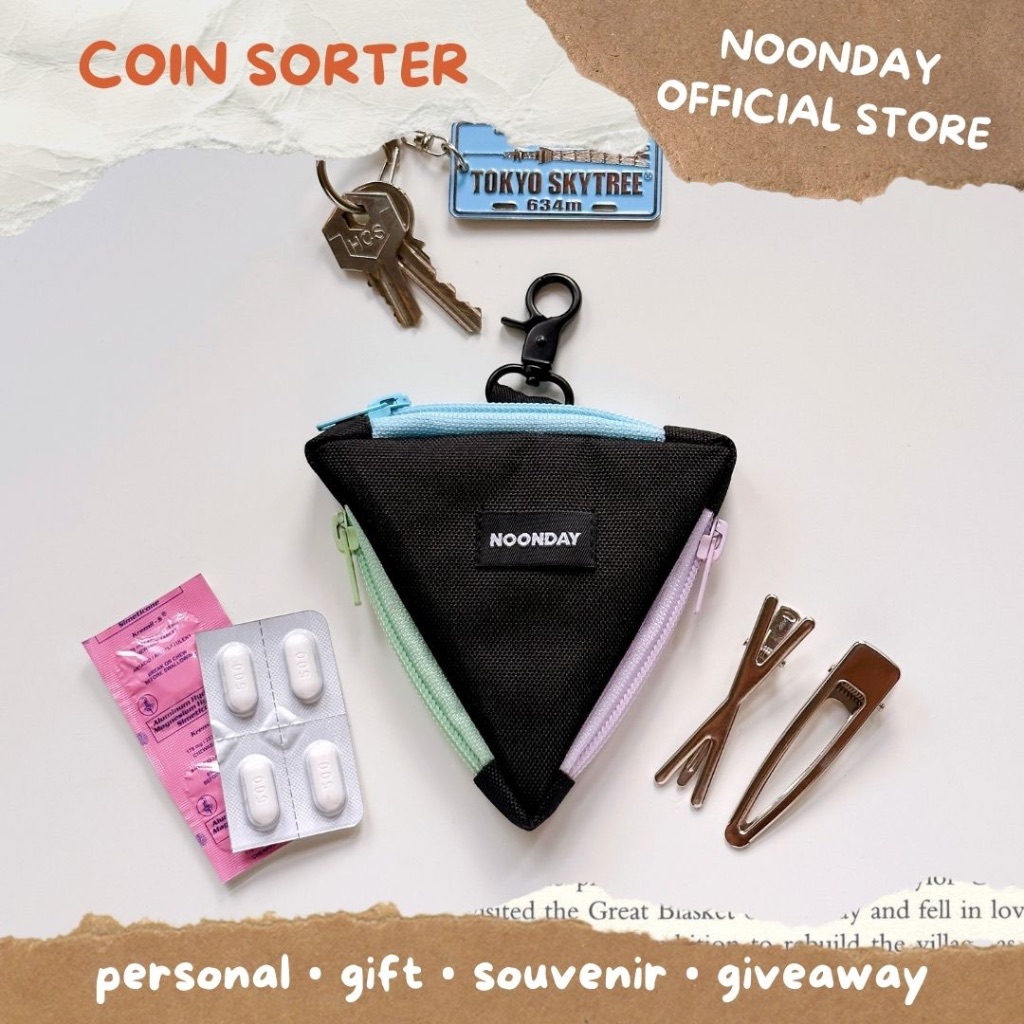 Coin Sorter (Candy) | Noonday Triangle Purse Wallet Travel Bag Charm ...