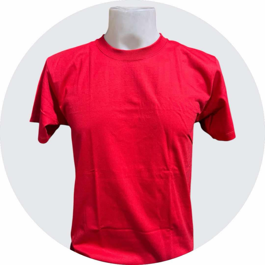 RED Color Plain Shirt (UNISEX STANDARD SIZE) | Shopee Philippines
