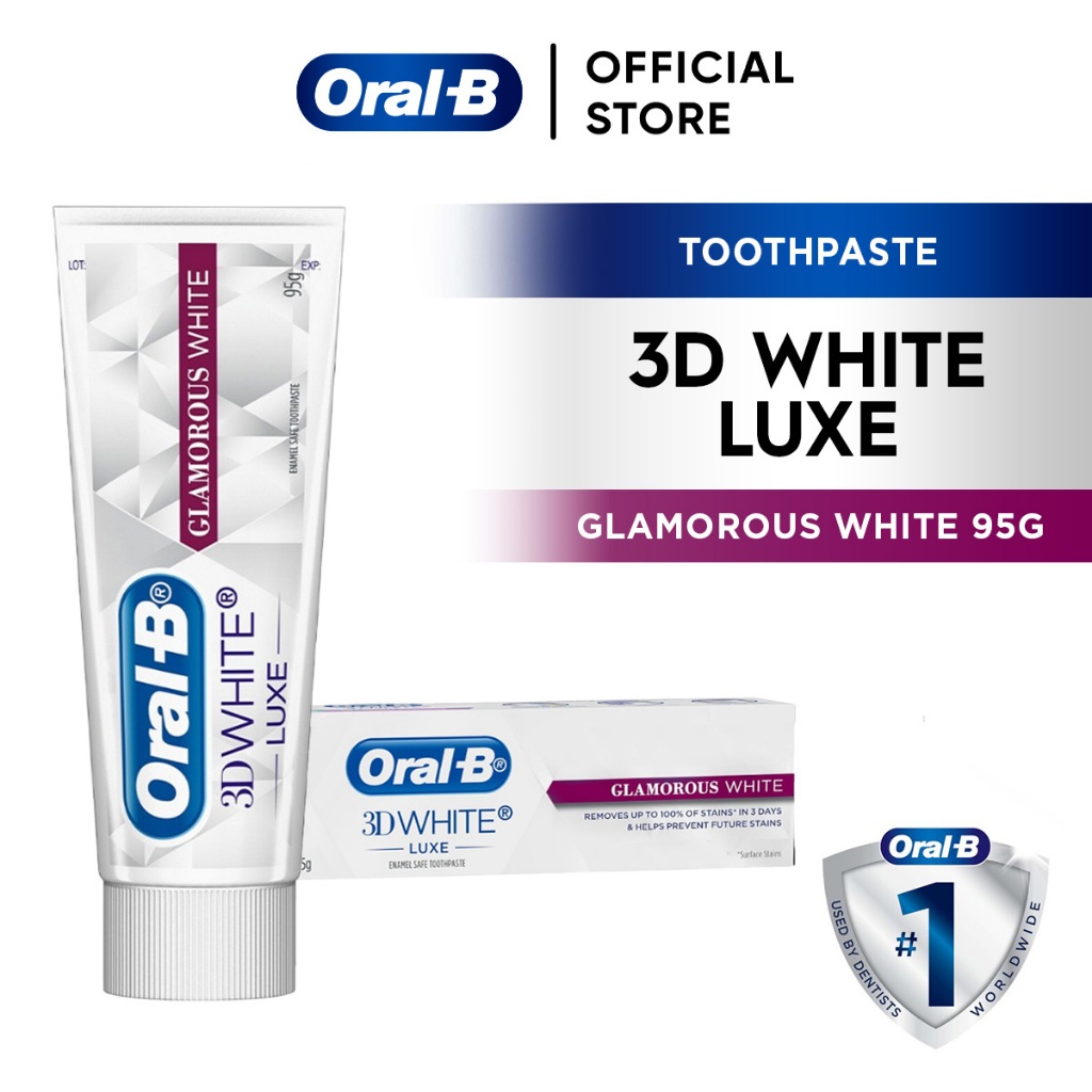 Oral-B 3D White Luxe Diamond Glamorous Toothpaste 95g | Oral Care ...