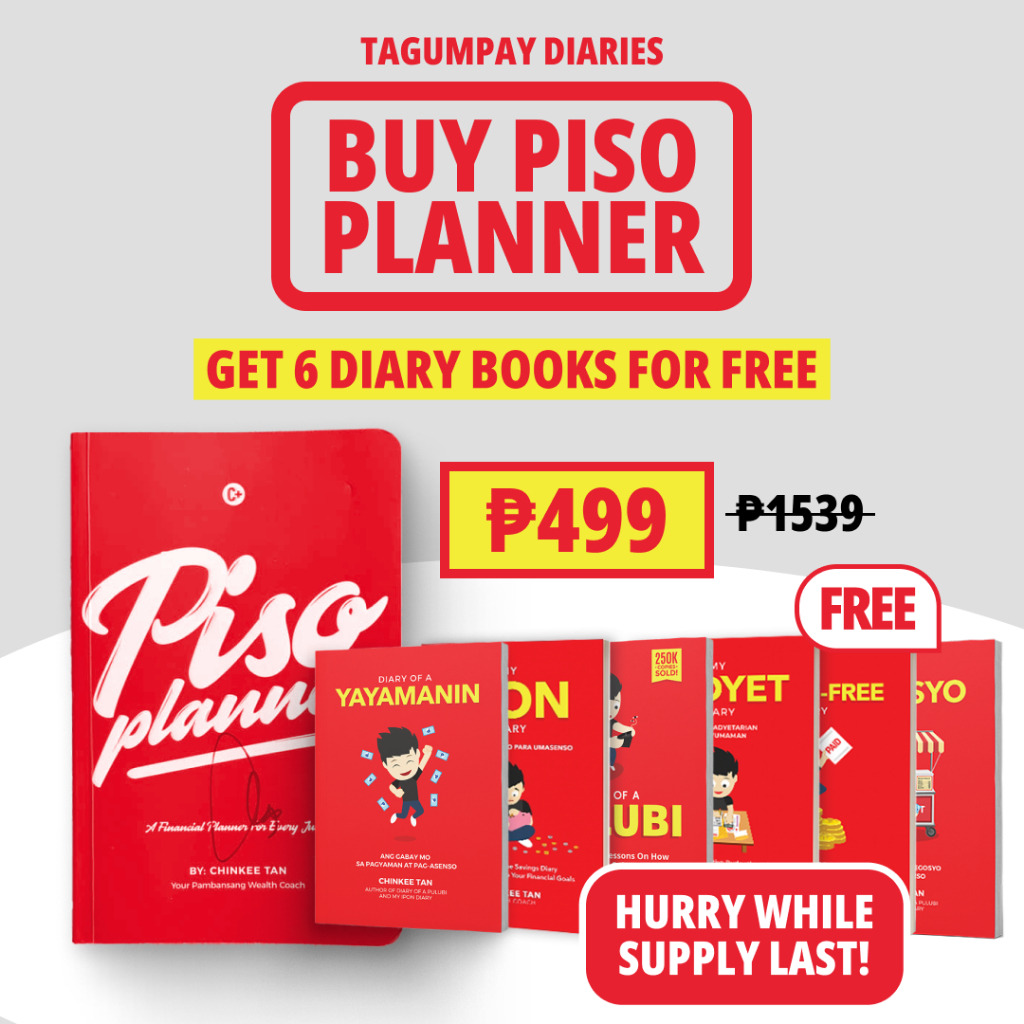 Tagumpay Diaries by Chinkee Tan Chinkshop Official 6 Best-Selling Financial Books Piso Planner ...